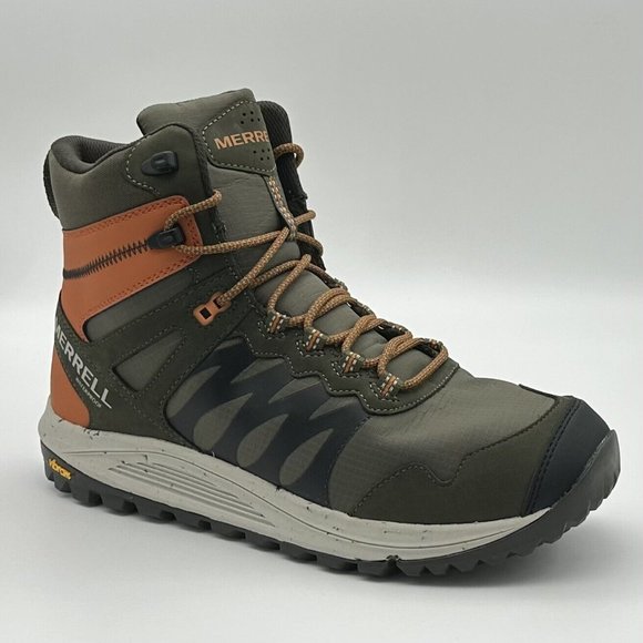 Merrell | Shoes | Merrell Mens Nova Waterproof Olive Green Hiking ...